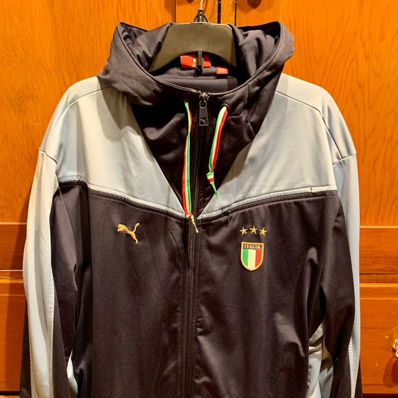 Puma | Jackets & Coats | Puma Italy Soccer Jacket | Poshmark